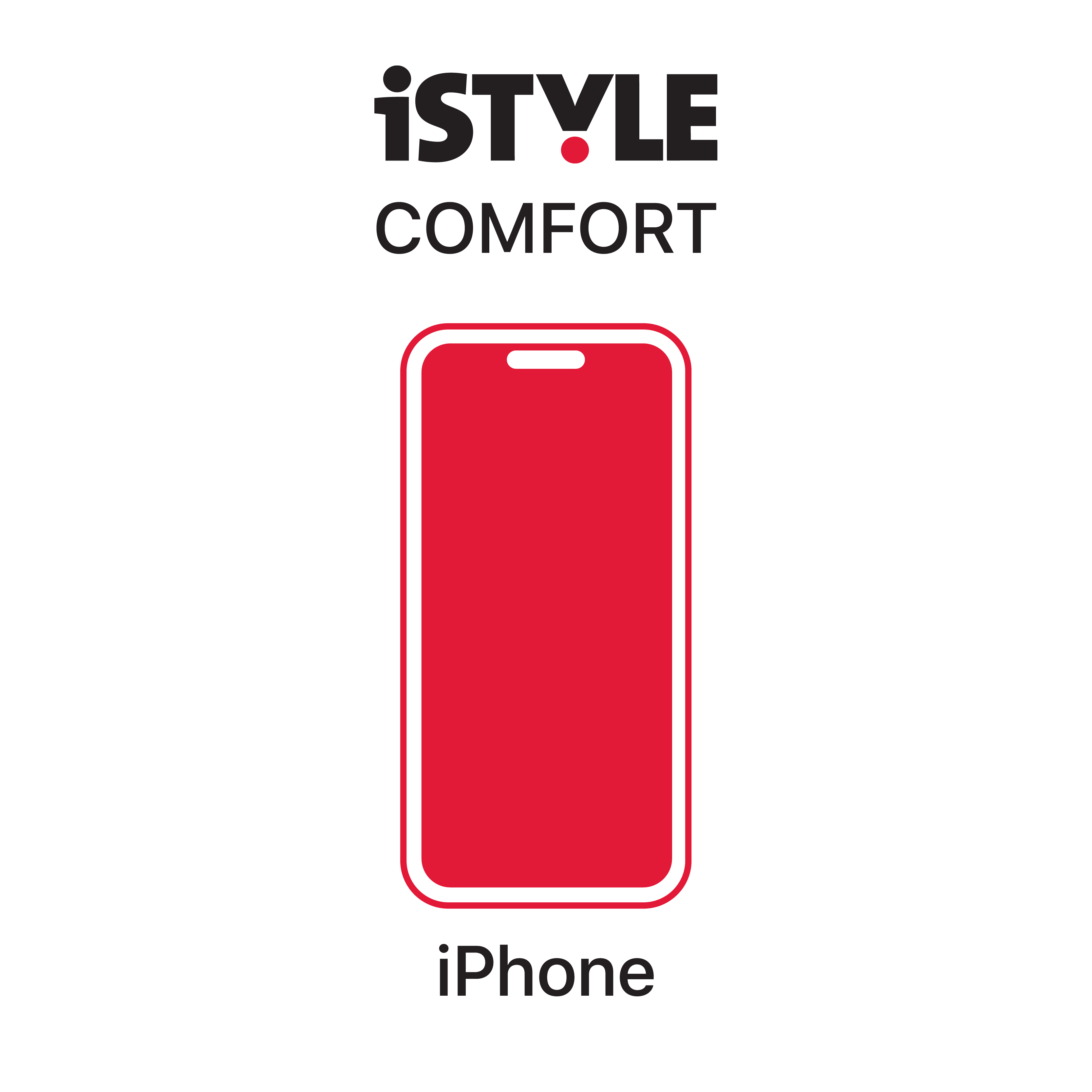 iSTYLE Comfort s 3D+ ochranným sklem na iPhone 6 Plus / 6S Plus / 7 ...